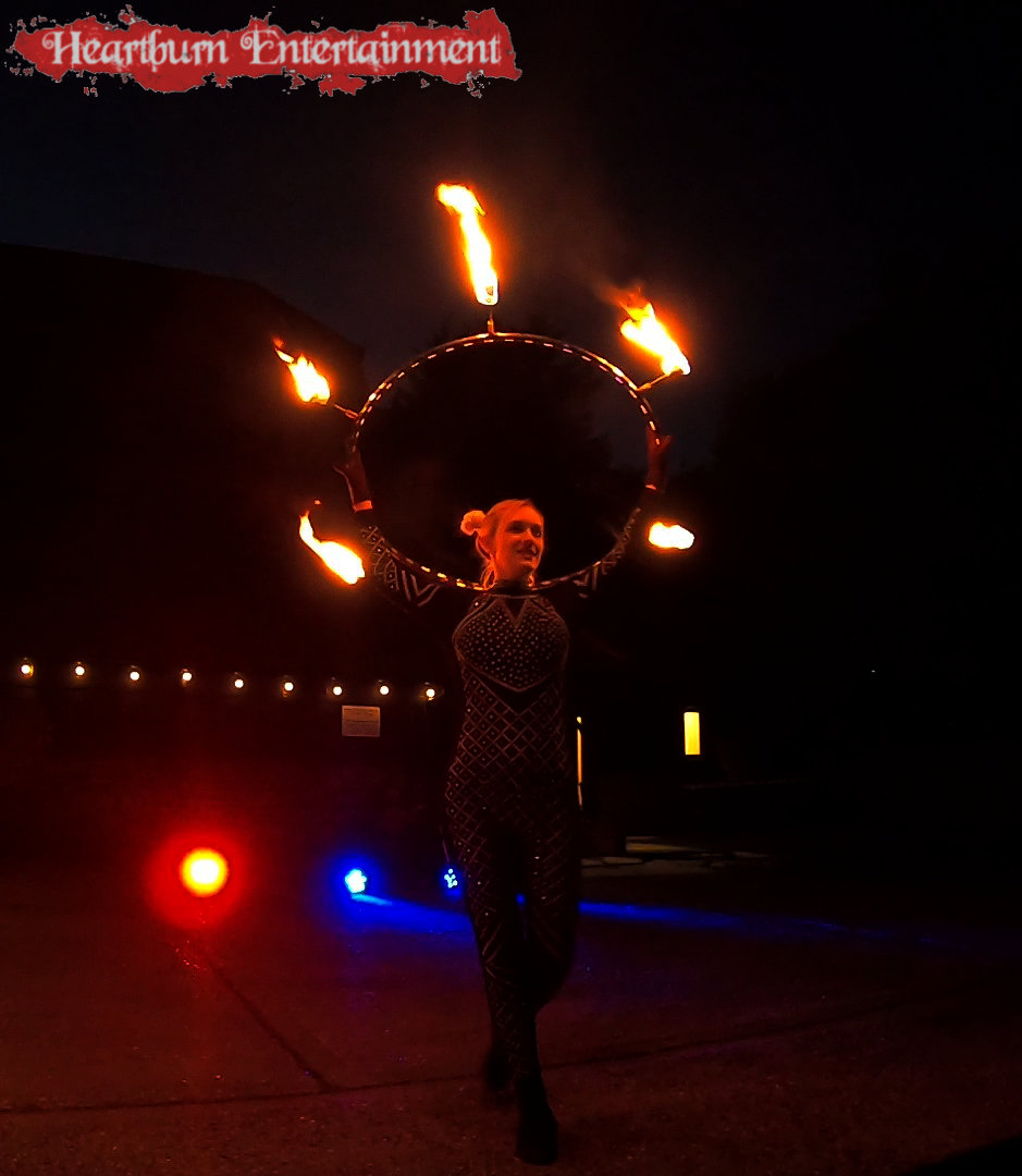 Hire fire hula hoop dancers | Book fire hula hoop dancers | Hire fire ...